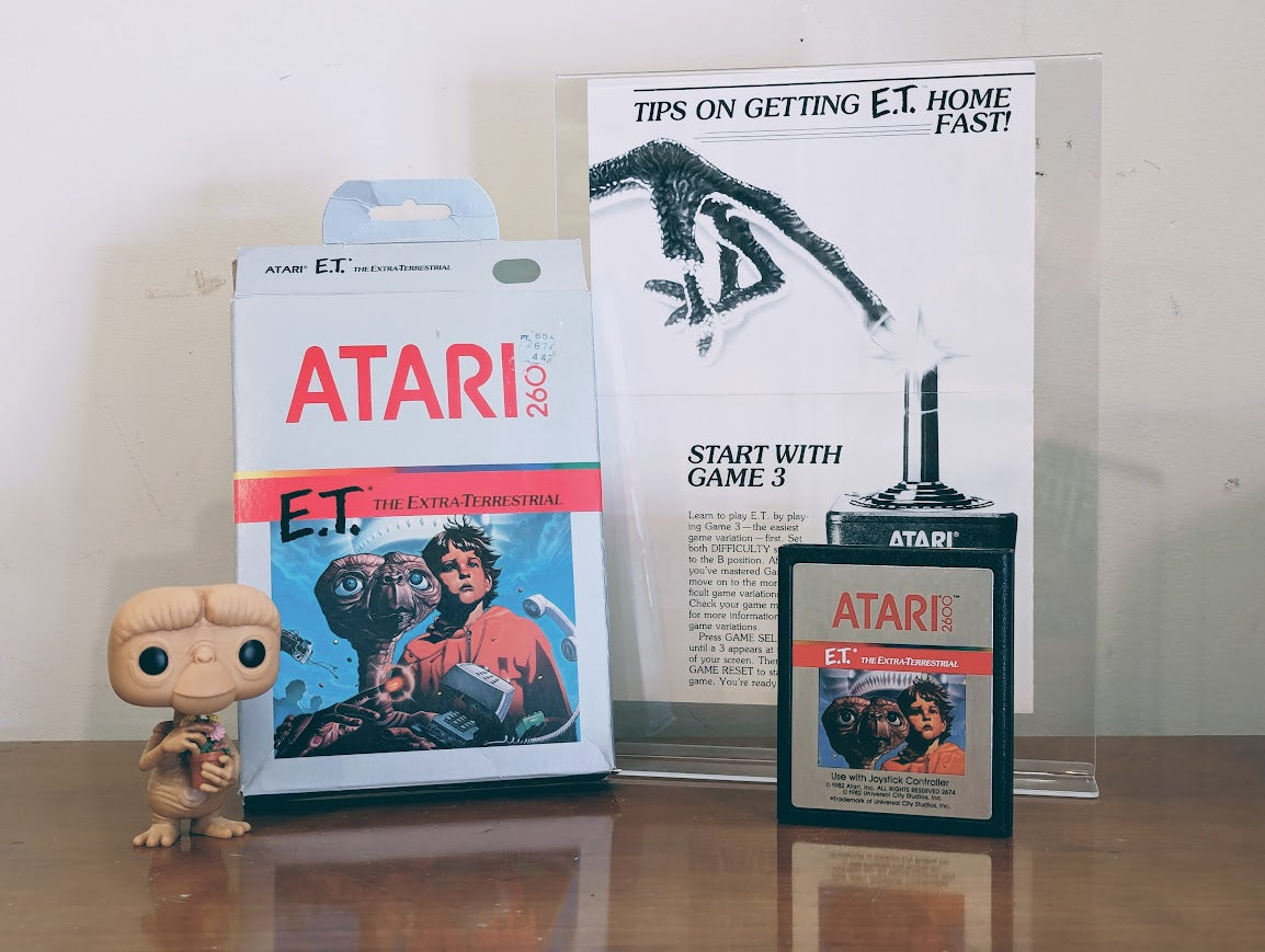 E.T. The Extra Terrestrial (Atari 2600) (1982) – Westport Tech Museum